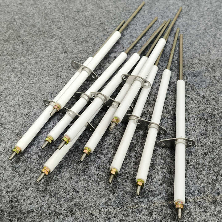 10 X 150 X 4 X100mm Glazed Alumina Electrode Ignition Al2O3 Ceramic ...