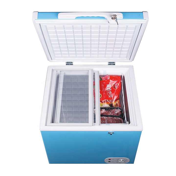 60L Solar-Powered Mini Chest Freezer for Home & Outdoor - OEM Available