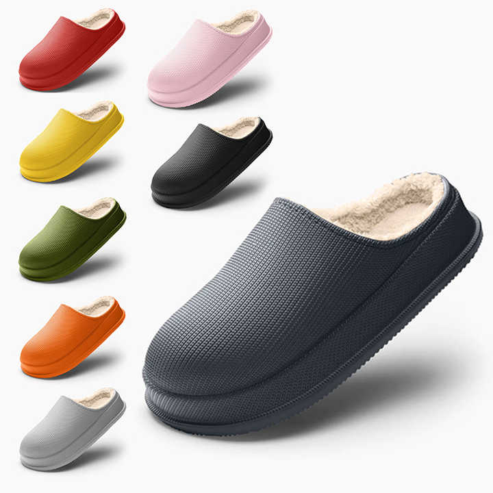 Comfortable EVA Home Slippers Winter Waterproof and Warm Household ...