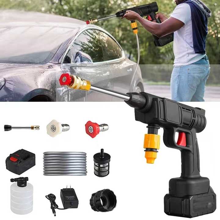 Car Washer New Lithium Battery Cordless Car Washer Wireless Car Washing ...