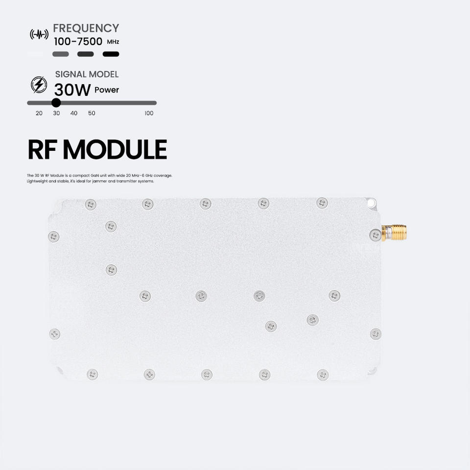 RF Module 30W UAV Drone VSWR 50W 433/900MHZ 1.2Ghz 1.5Ghz 2.4Ghz 5.2Ghz ...