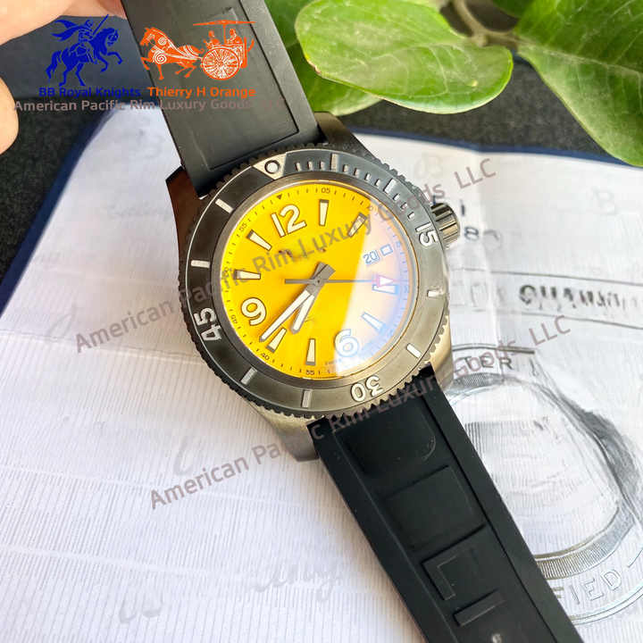 Bre-itlin Men's Luxury Business Fashion Blackbird Plane with Calendar ...