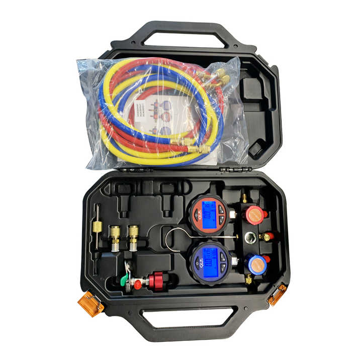 R32 R1234YF R410A Refrigerant Pressure Gauge High Accuracy Digital ...