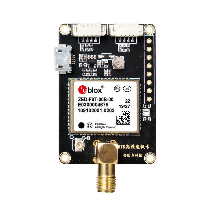 ZED-F9T RTK GNSS/GPS Receiver Board - High Precision