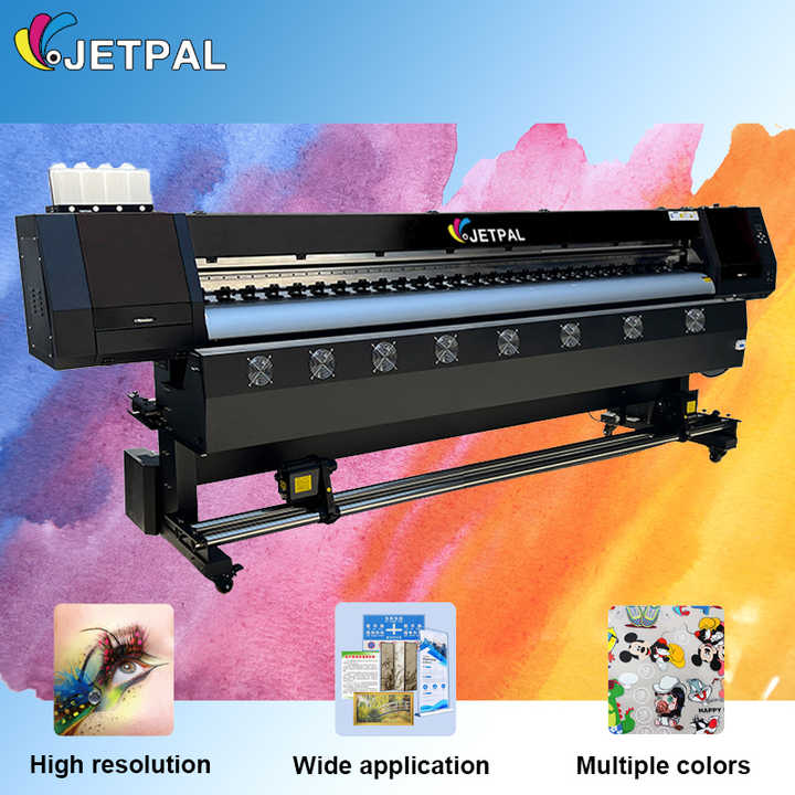 2.5m Eco Solvent Printer Canvas Flex Large Wide Format I3200 Head Xp600 ...