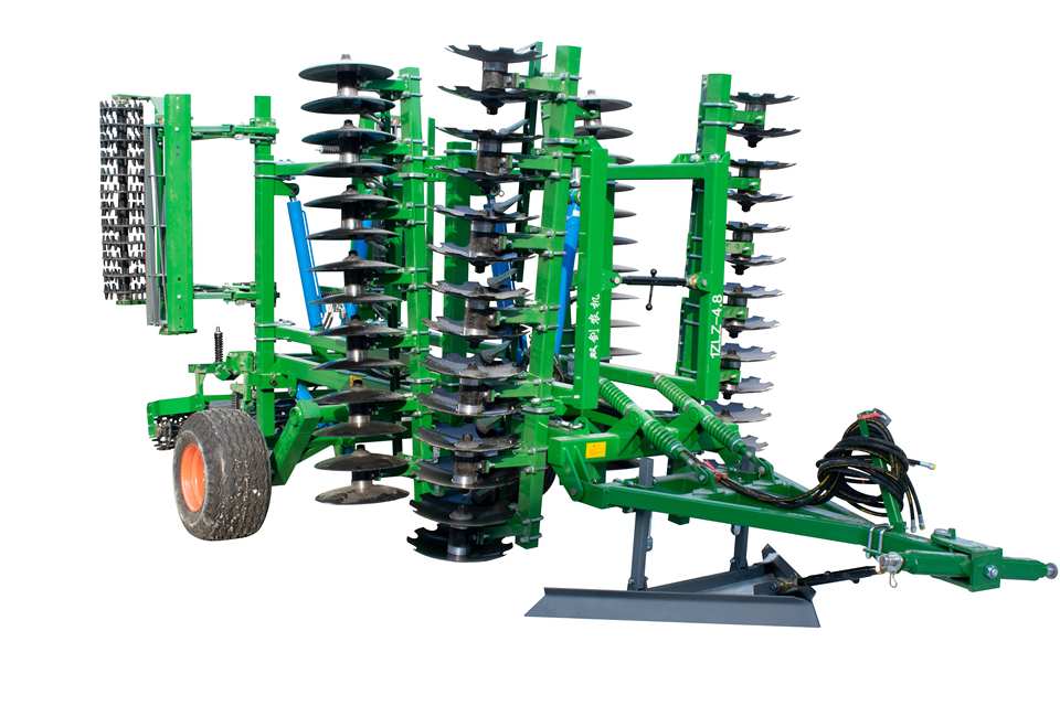 Round Teeth Disk Harrow Combined Joint Tiller Combination Tillage Land ...