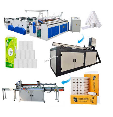 Full Automatic Toilet Paper Making Machine - 150~280m/min