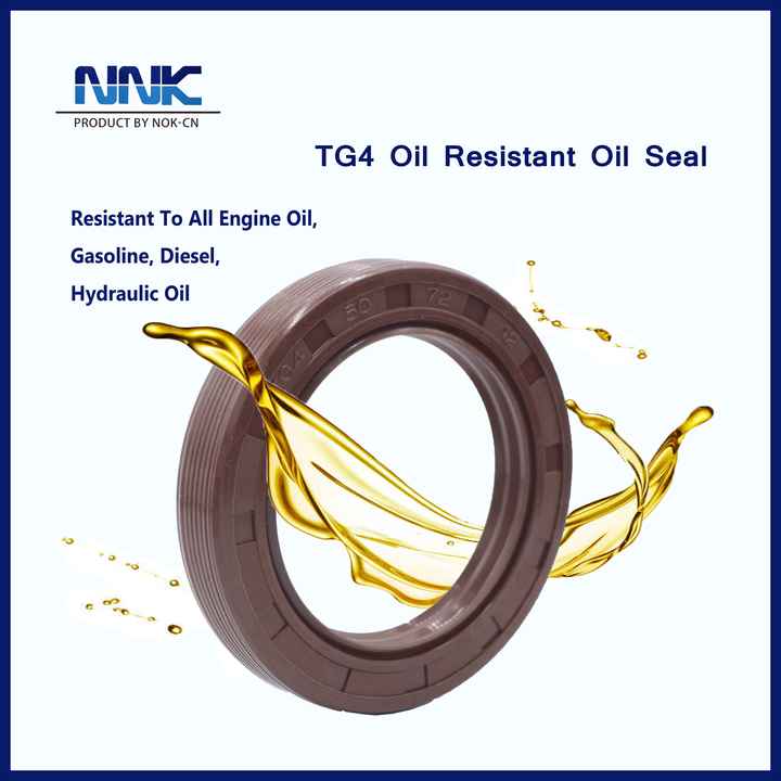 NNK Shaft Oil Seal 3 Lips NBR/FKM Rubber Seal with Spring