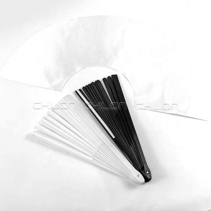 13inch Sublimation Blank Clack Fans Ribs Hand Fan Clacking Folding Hand Fan