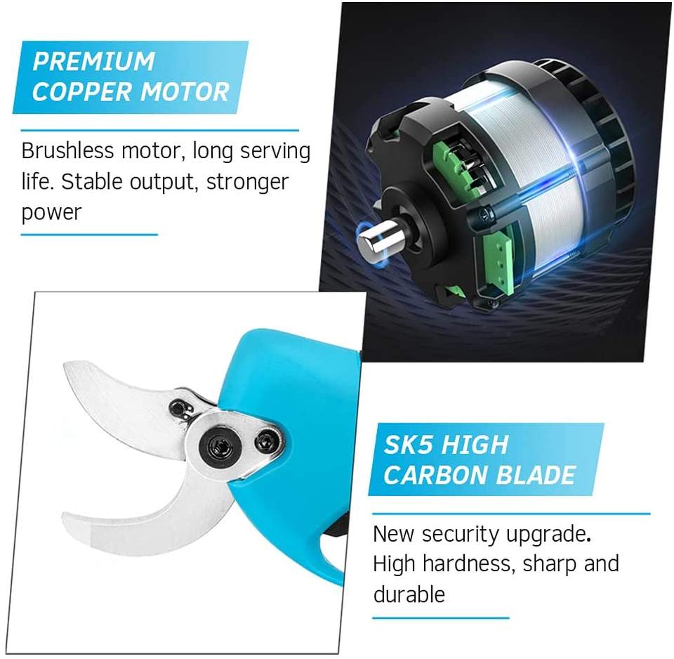 Cordless Electric Pruning Shears 40mm - Battery Powered & Odm