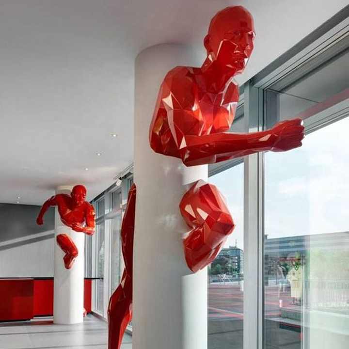 Art Deco Office Design - AC Milan Headquarters Sculpture