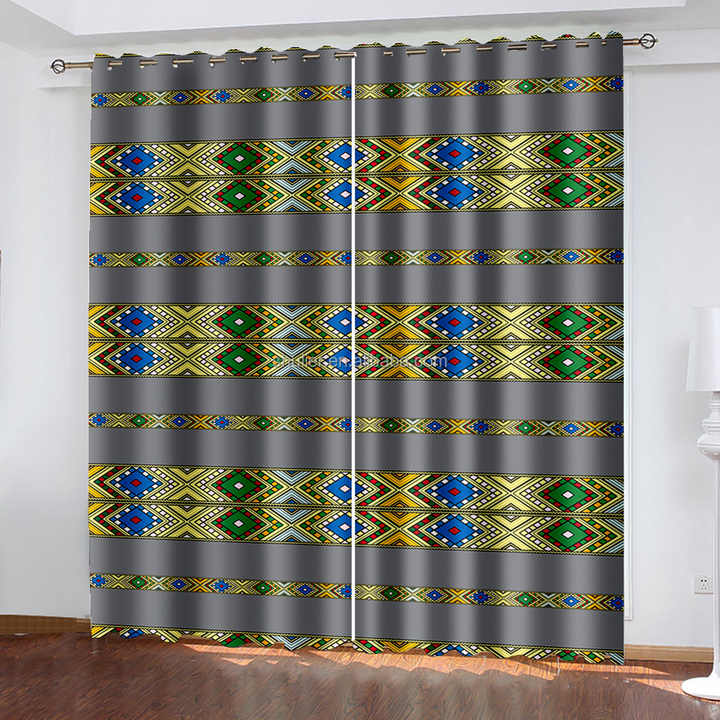 Luxury Ethiopian Traditional Design Saba and Telet Curtain Sashes ...