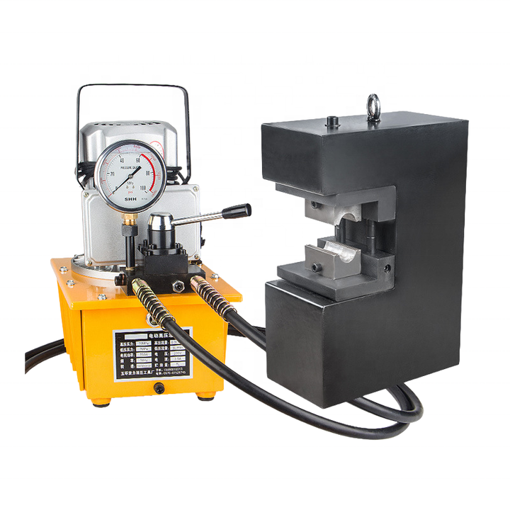 Wire Rope Clamping Machine 18mm Aluminum Sleeve Coarse Hydraulic Figure ...