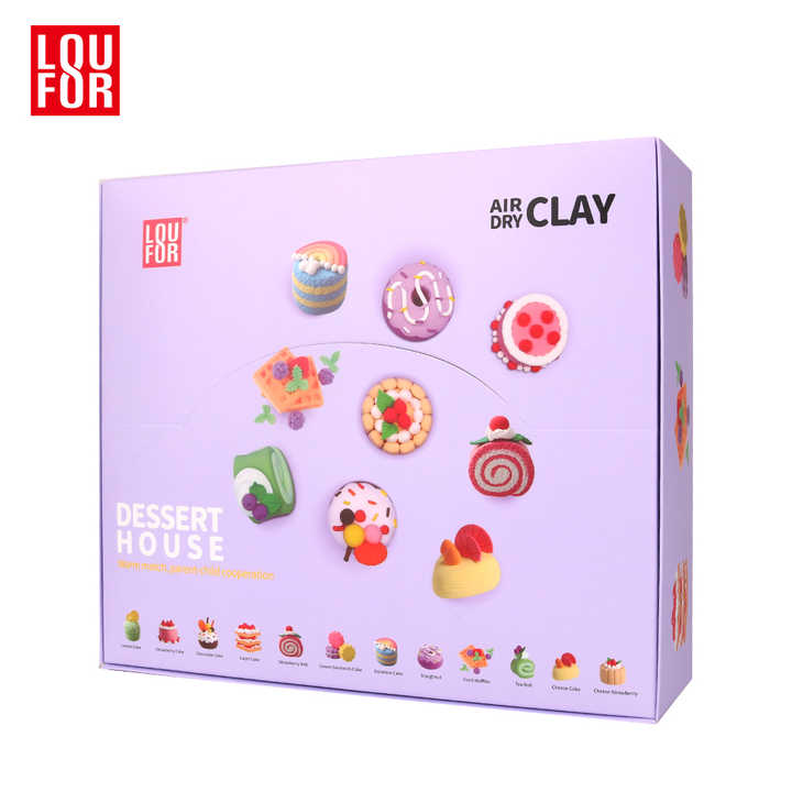 RTS Nontoxic Super Light Clay Air Dry Polymer Clay New Design 4 Color ...