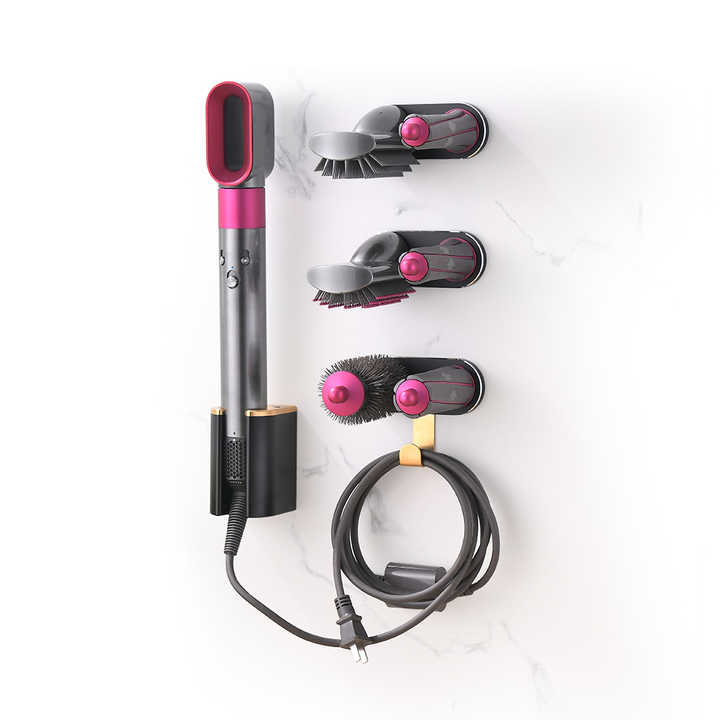 No Drilling Metal Hair Styler Display Stand - Airwrap Accessories for Dyson