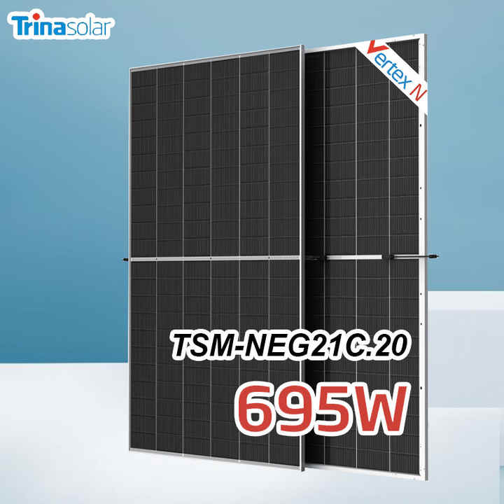 N Type i-Topcon Bifacial Solar Panel Trina Solar Panel TSM-NEG21C.20 690W 700W 710W 720W 132 ...