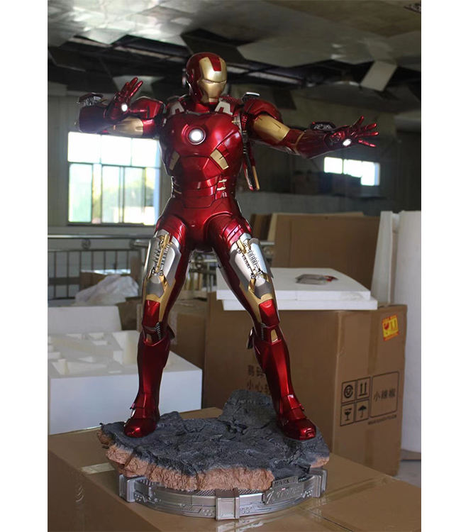 In Stock Small Resin Iron Man 110cm Life Size Marvel Figure