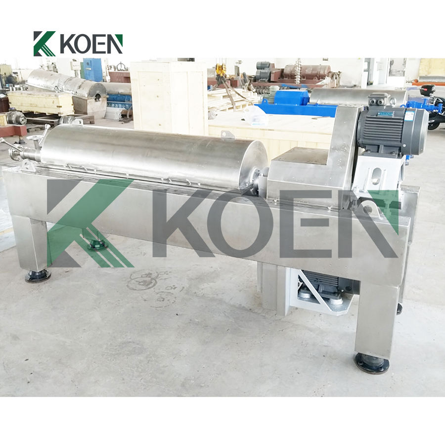 KOEN 3-Phase Liquid-Solid Separator Centrifuge Decanter with Motor 15KW ...