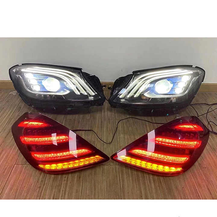 High Quality W222 S CLASS 2014-2020 Facelift to Maybach Style Body Kit ...