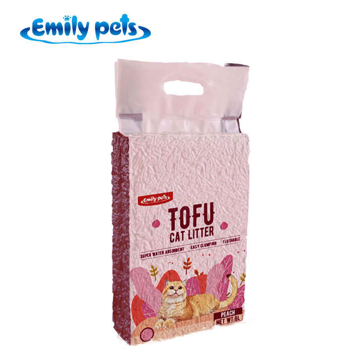 Dust Free Cat Sand Biodegradable Scented Multiple Colors Soluble Plant ...