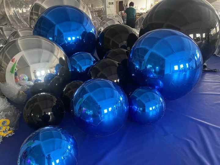 Giant Inflatable Metallic Balls - Perfect for Parties