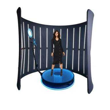 360 Degree Video Camera LED Lights - Vogue Booth Enclosure