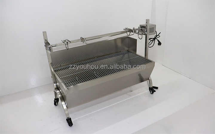 Outdoor Rotary Smoker Bbq Grill Meat Roasting Machine Automatic BBQ ...