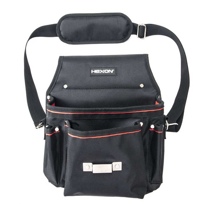 15-Pocket Leather Handyman Electrician Tool Belt Customizable ...