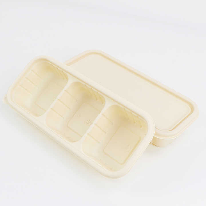 Biodegradable Corn Starch Food Container Disposable Plastic Takeaway ...