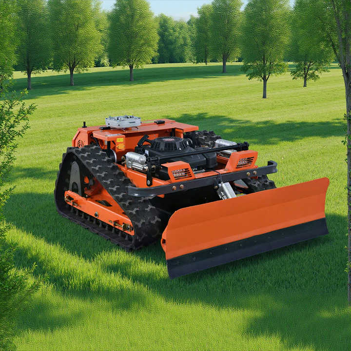 China Design Engine Tracked Cutting Machine electric Lawn Robot zero ...