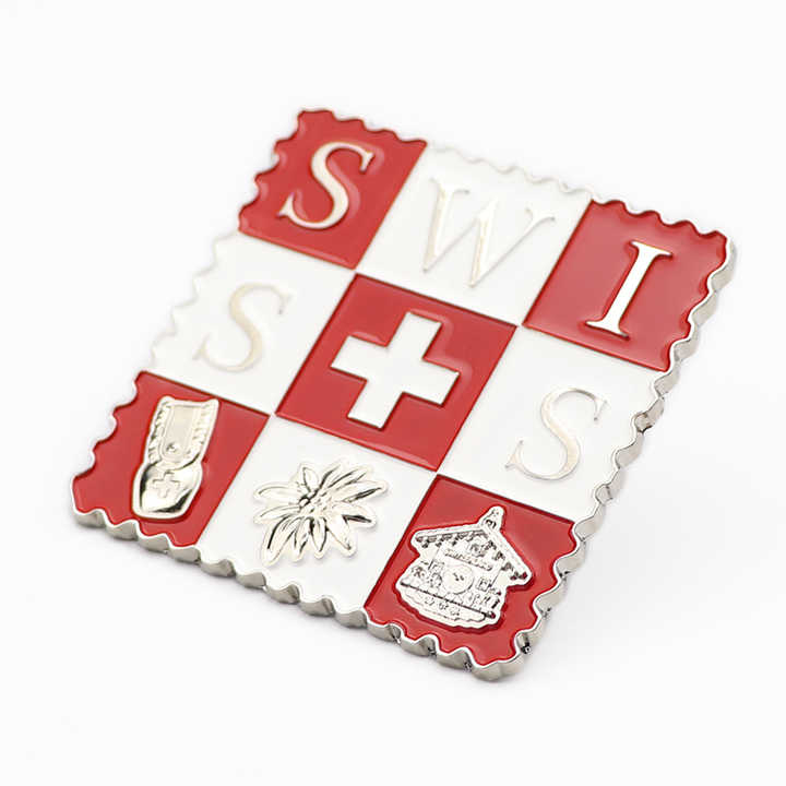 Factory Customised Design Zinc Alloy Tourist Switzerland Swiss ...