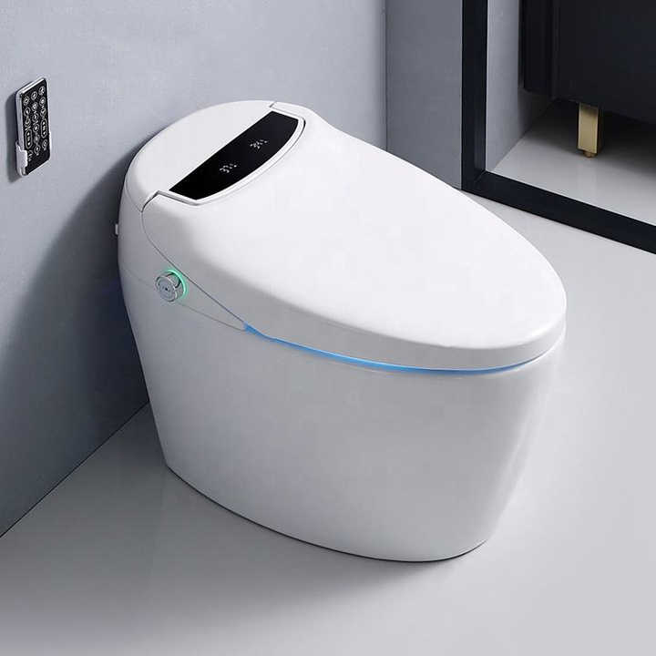 Modern Inodoro Con Sensor Bathroom Intelligent Heated Smart Sensor Auto ...
