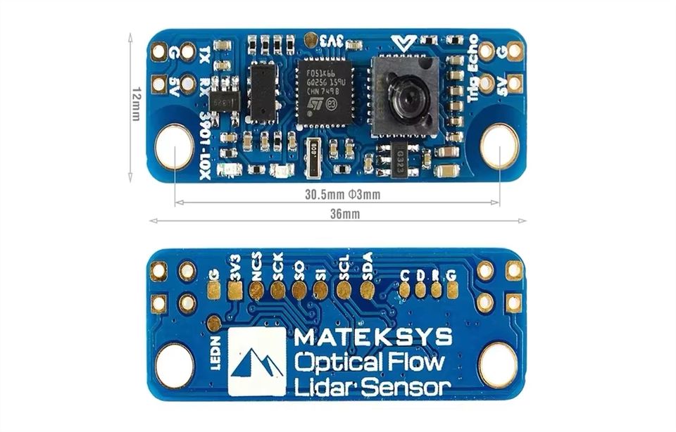 Matek System Optical Flow Lidar Sensor 3901-L0X Module Support INAV For ...