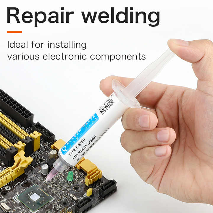 KELLYSHUN Lead-Free Solder Paste Rosin Core Soldering Paste for BGA ...