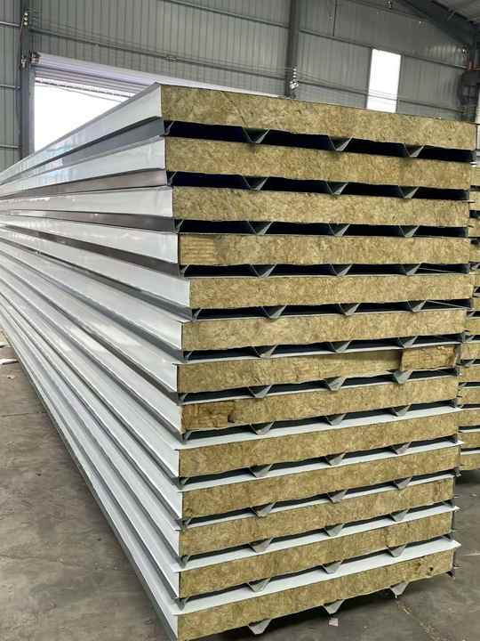 Industrial Fire-Rated Rock Wool Sandwich Panel for Building ...
