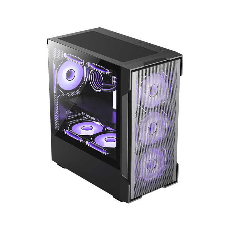 OEM Gaming PC Case - White Gaming Casing with Tempered Glass