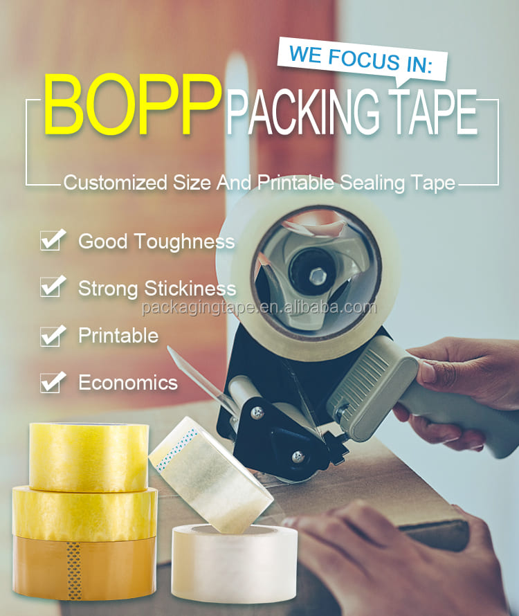 Custom Printed Opp Sealing Adhesive Packaging Tape