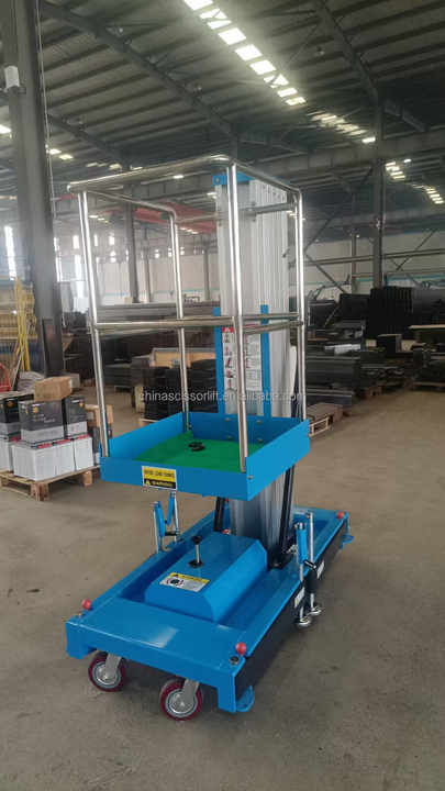 Single Column Aluminum Elevator for Safe Construction Site Mobility ...