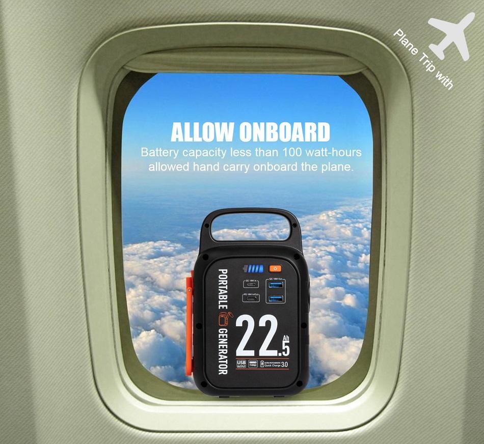 SBASE 22500mAh Hand Crank Alternative Energy Generator PD QC3.0 ...