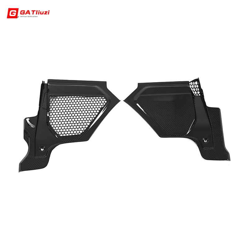 Dry Carbon Fiber Engine Bay Cowls Grid Covers Carbon Fiber Top Corner ...