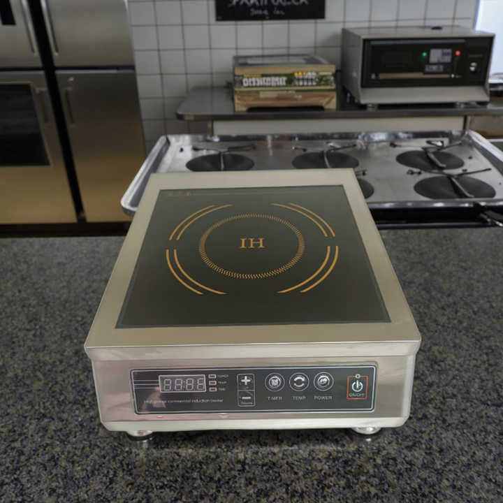 5000W Commercial Infrared Induction Cooker Stainless Steel Body Touch ...