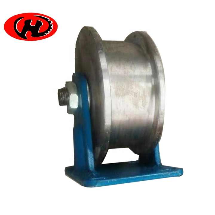 Double Flange Track Wheels - Durable H-Shape Steel Rollers