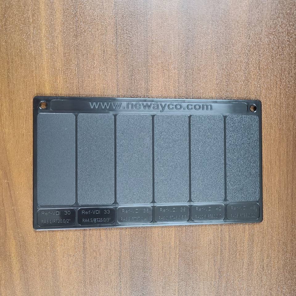VDI 3400 & SPI-SPE Finish Card - Injection Molded Plastic Surface ...