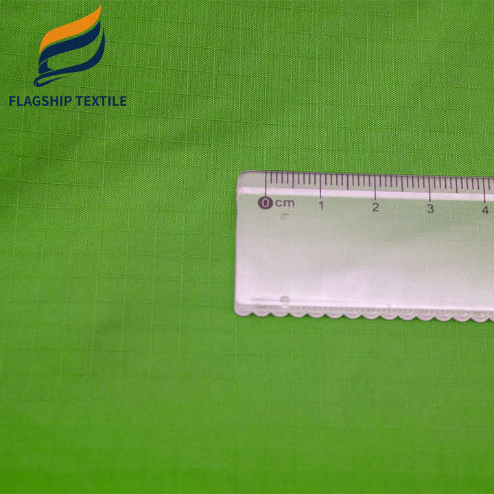 In Stock 70D 5MM Grid RIpstop Nylon Fabric With Waterproof Tear ...