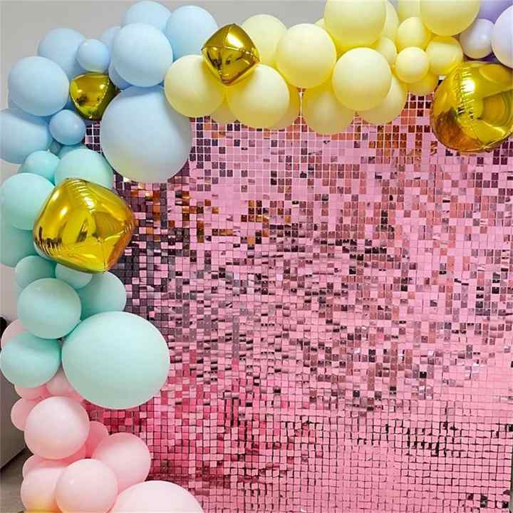 Pink and Blue Private Gender Reveal Shimmer Sequin Wall Little Bundle ...
