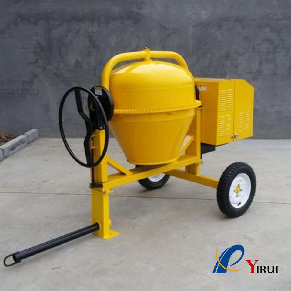 CM350-4A Customizable 6HP 350L Small Mobile Concrete Mixer Engine High ...