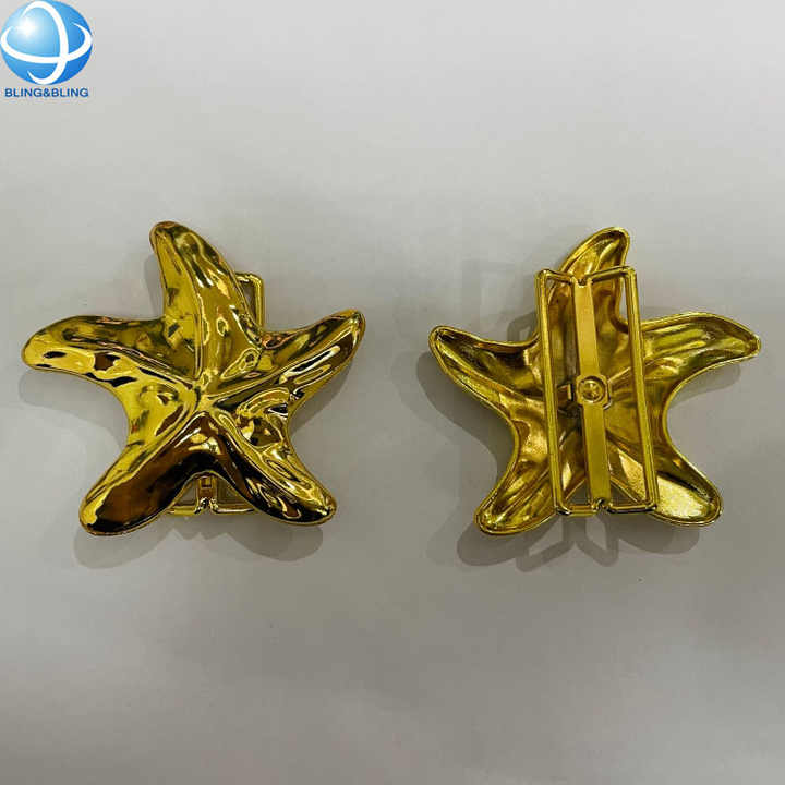 Luxury Sea Water Resistance Gold Starfish Swim Buckle for Swimsuit Bra ...
