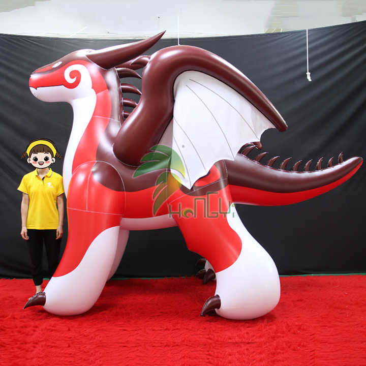 Hongyi Realistic Giant Inflatable 3 Meters Zenith Dragon