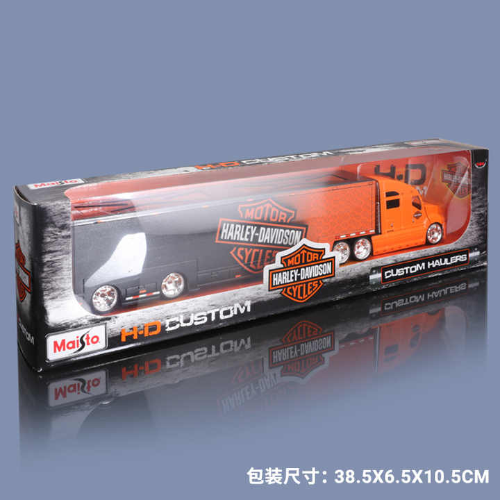 Maisto 1:64 Dicast Model Cars - Harley-Davidson Truck Toy