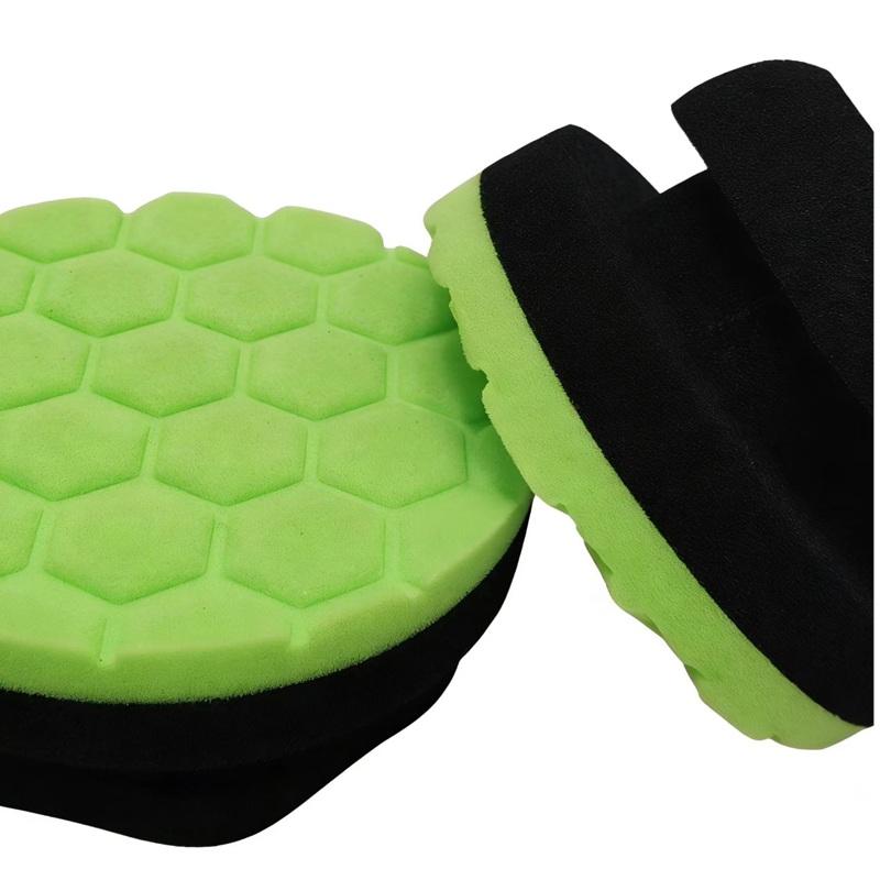 Hexagon Hand Used Car Waxing Sponge Polishing Sponge Applicator Hand ...